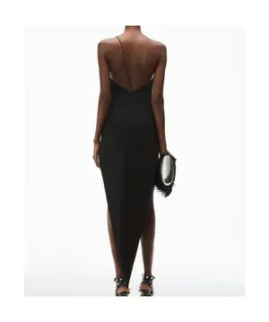 Alexander Wang Asymmetrical Slit Maxi Dress