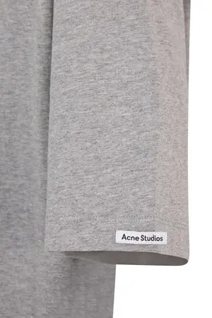 Acne Studios Logo Patch T-shirt - Gray Blend