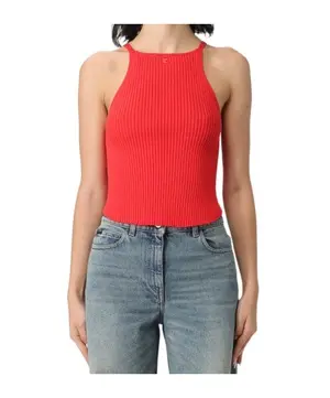 COURREGES Ribbed Knit Vest