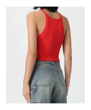 COURREGES Ribbed Knit Vest