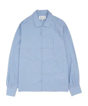 MAISON MARGIELA Long Sleeve Buttoned Shirt - Blue
