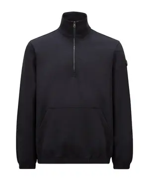 Moncler Cotton Half-zip Sweatshirt - No