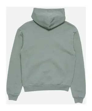 Acne Studios Face Logo Patch Zip-up Hooded Sweatshirt