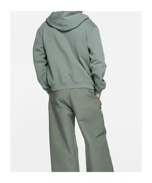 Acne Studios Face Logo Patch Zip-up Hooded Sweatshirt
