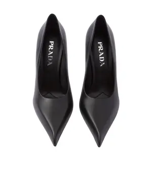 Prada Pointed-toe Slip-on Pumps - Black