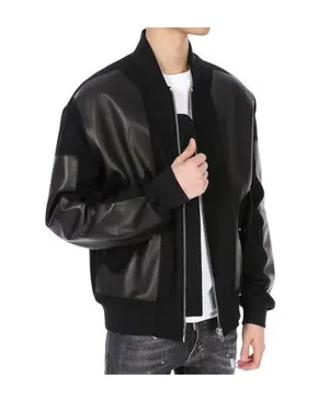 Alexander McQueen Paneled Bomber Jacket