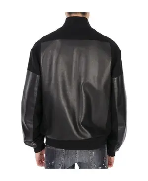 Alexander McQueen Paneled Bomber Jacket