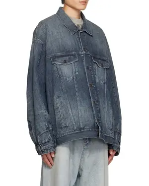 Balenciaga Deconstructed Denim Jacket