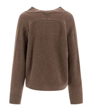 LOULOU STUDIO Long-sleeved V-neck Cardigan
