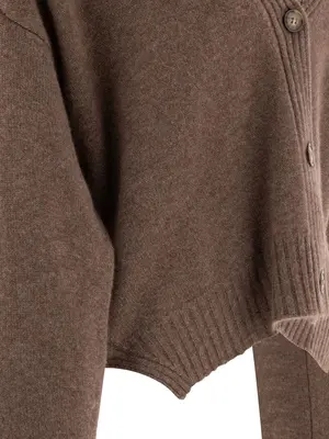LOULOU STUDIO Long-sleeved V-neck Cardigan