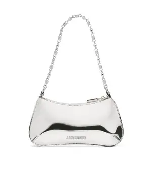 Jacquemus Small Bisou Chaine Shoulder Bag - Silver