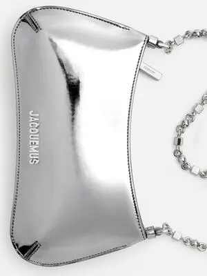 Jacquemus Small Bisou Chaine Shoulder Bag - Silver