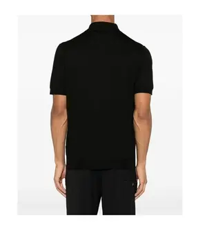 Prada Logo-jacquard Short-sleeved Polo Shirt