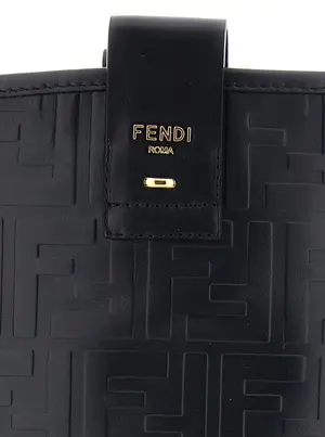 Fendi All-over Ff Embossed Knee-high Boots - Black