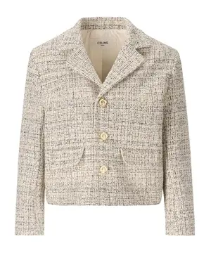 Celine Garance Jacket In Cotton Natt - No