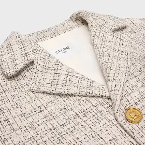 Celine Garance Jacket In Cotton Natt
