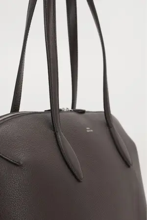TOTEME Day Tote Bag With Zip Closure - Black