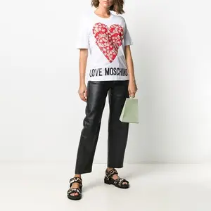 Moschino Heart Print T-shirt