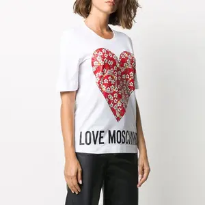 Moschino Heart Print T-shirt