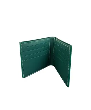 Goyard Pattern Wallet - Green