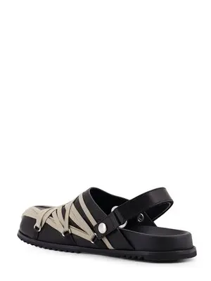 Rick Owens Megalaced Mules - Black
