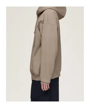 Y3 Zip-up Drawstring Hoodie - Light Brown