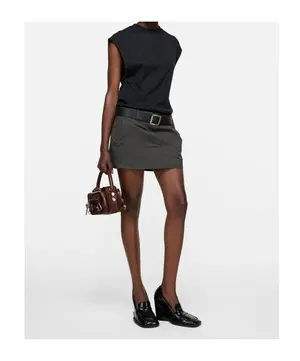 Acne Studios Cotton Panelled Mini Dress