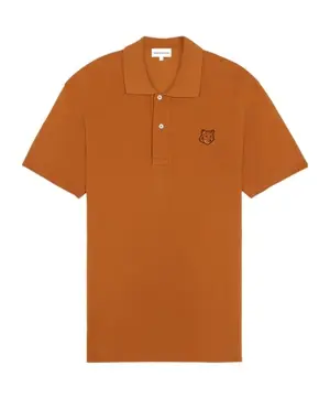 Maison Kitsuné Bold Fox Head Patch Polo Shirt