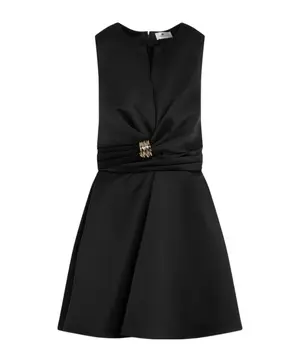 Elisabetta Franchi Duchess Satin Dress - No