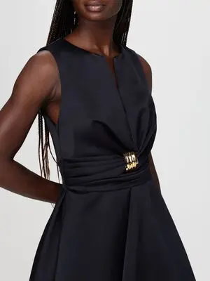 Elisabetta Franchi Duchess Satin Dress - No