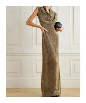Tove Sleeveless Cowl Neck Maxi Dress