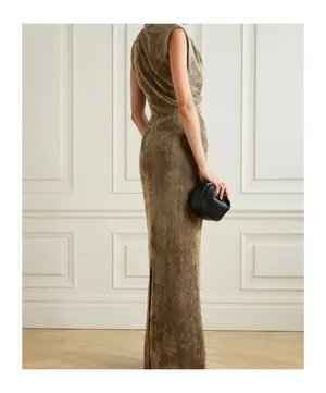 Tove Sleeveless Cowl Neck Maxi Dress