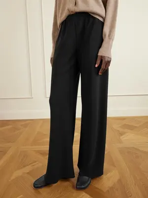 THE ROW Leo Textured Leather Loafers - Black