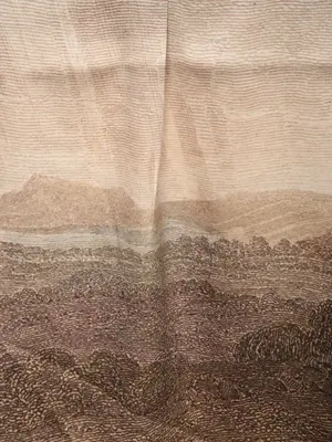 PIERRE-LOUIS MASCIA Landscape Print Silk Top