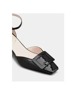 ROGER VIVIER Belle Vivier Ankle Strap Pumps - Black
