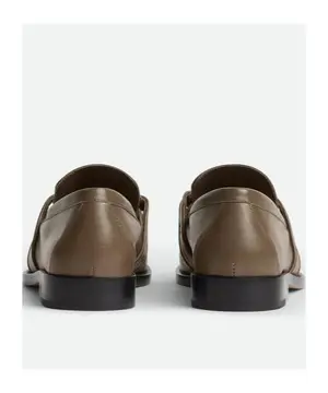 Bottega Veneta Astaire Loafers With Knot Detailing - Pine Cones