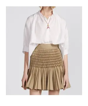 Dior Pleated Trumpet Silhouette Skirt