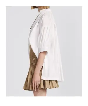 Dior Pleated Trumpet Silhouette Skirt