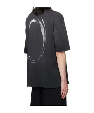 ANN DEMEULEMEESTER Dieter Infinite Feather Print T-shirt