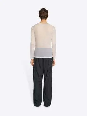 Dries Van Noten Water Repellent Drawstring Cargo Trousers