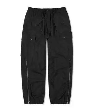 Dries Van Noten Water Repellent Drawstring Cargo Trousers