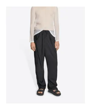 Dries Van Noten Water Repellent Drawstring Cargo Trousers