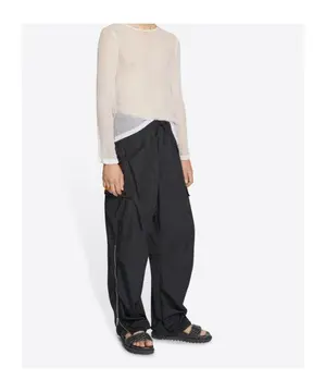 Dries Van Noten Water Repellent Drawstring Cargo Trousers