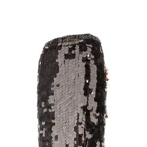P.a.r.o.s.h Embellished Sequined Skirt - Black