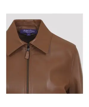 Ralph Lauren Sullivan Leather Bomber Jacket