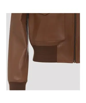 Ralph Lauren Sullivan Leather Bomber Jacket
