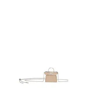 Fendi Decorated Pendant Necklace - Yellow