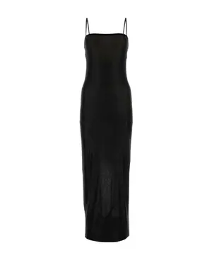 Alexander Wang Straight-neck Sequined Gown