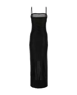 Alexander Wang Straight-neck Sequined Gown