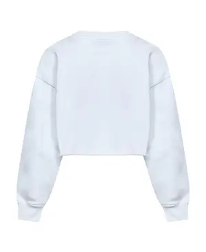 MSGM Logo Embellished Crew Neck Sweater